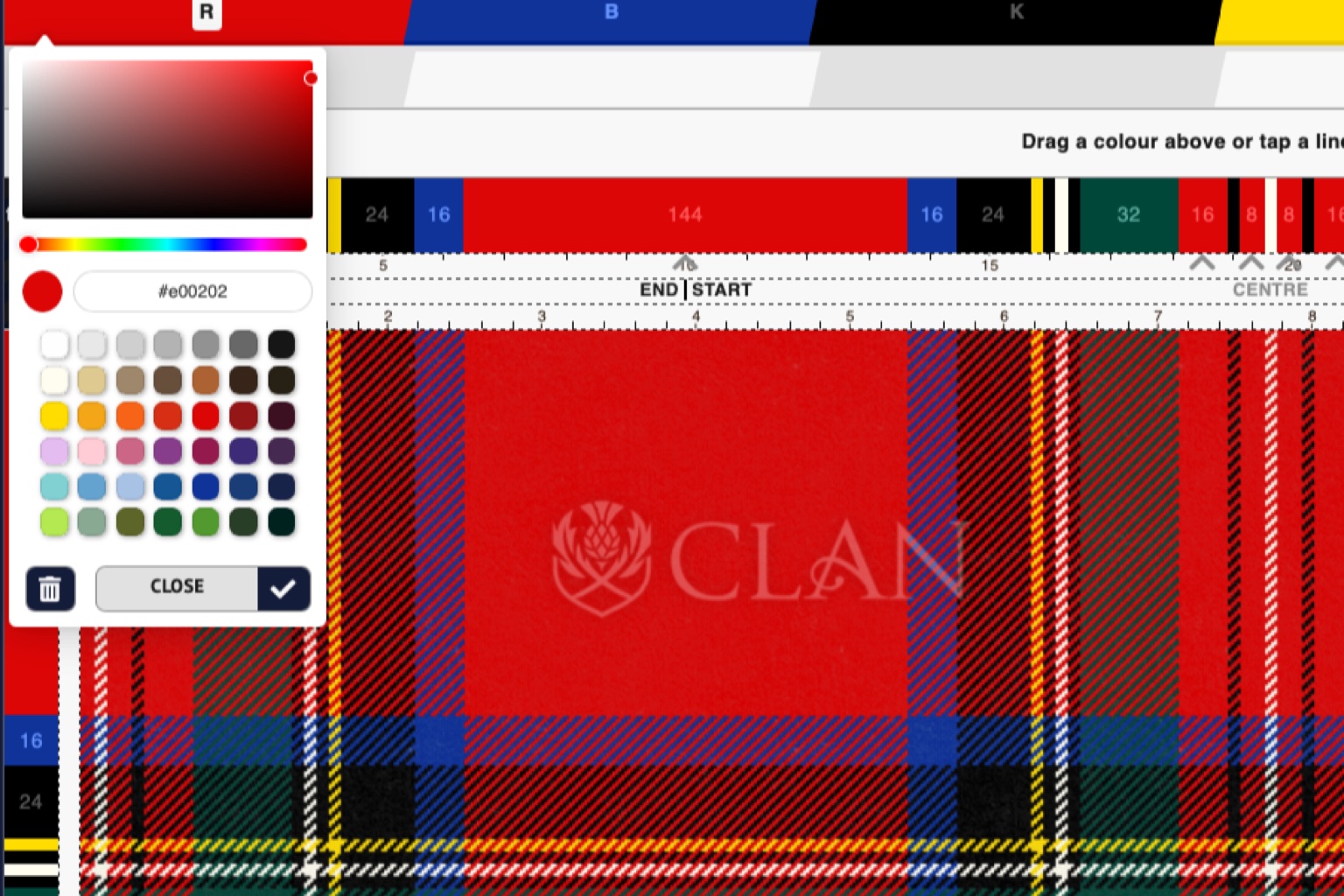 Choose the right colours for your tartan design | CLAN