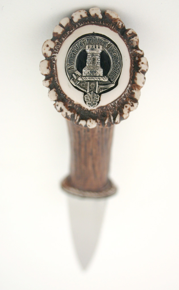 Stag handle Clan Crest Sgian Dubh | CLAN