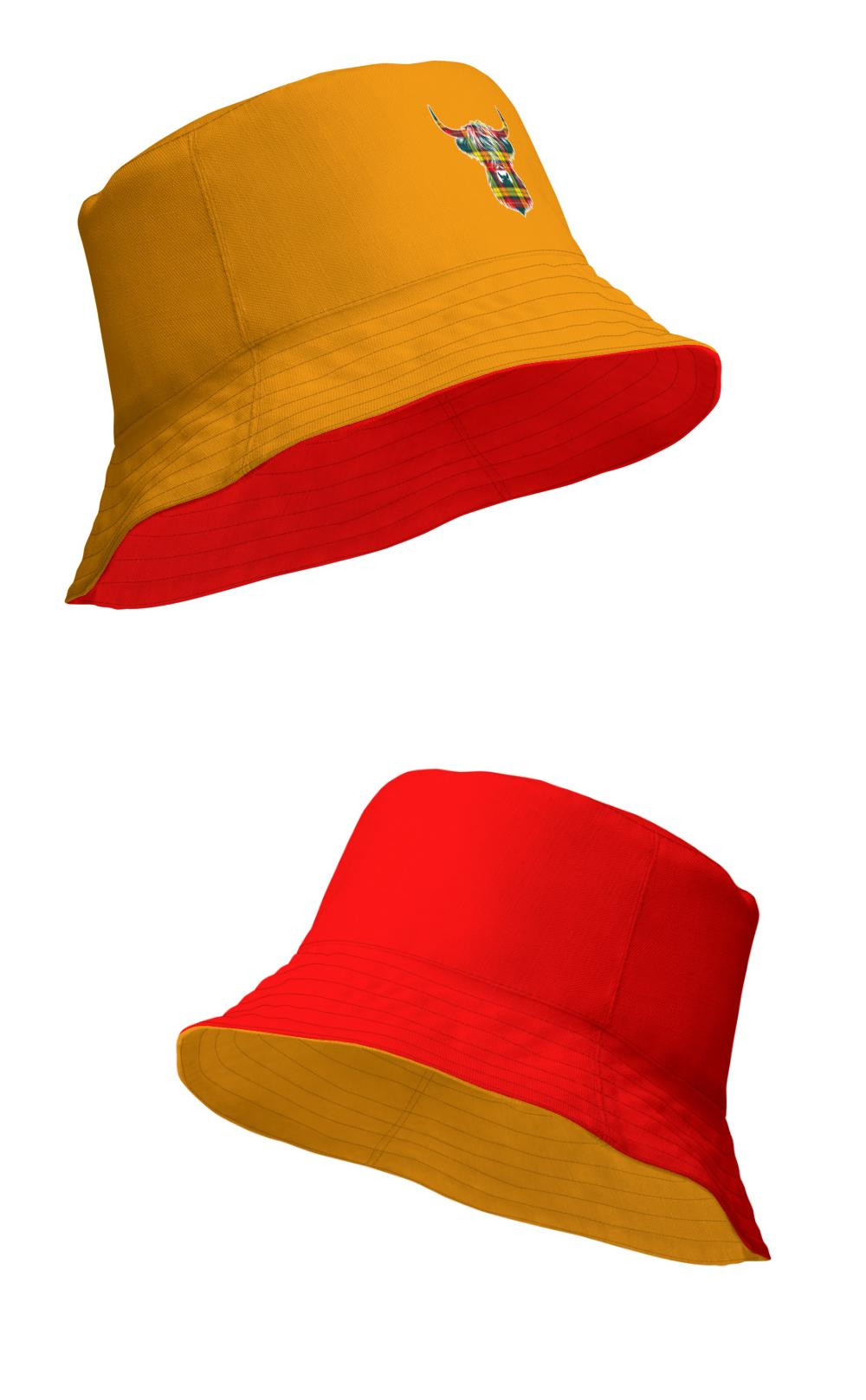 Tartan Design Reversible Bucket Hat - Summer Collection - Collections ...
