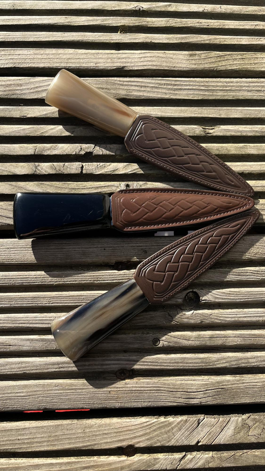 Oxhorn Handle Sgian Dubh | CLAN