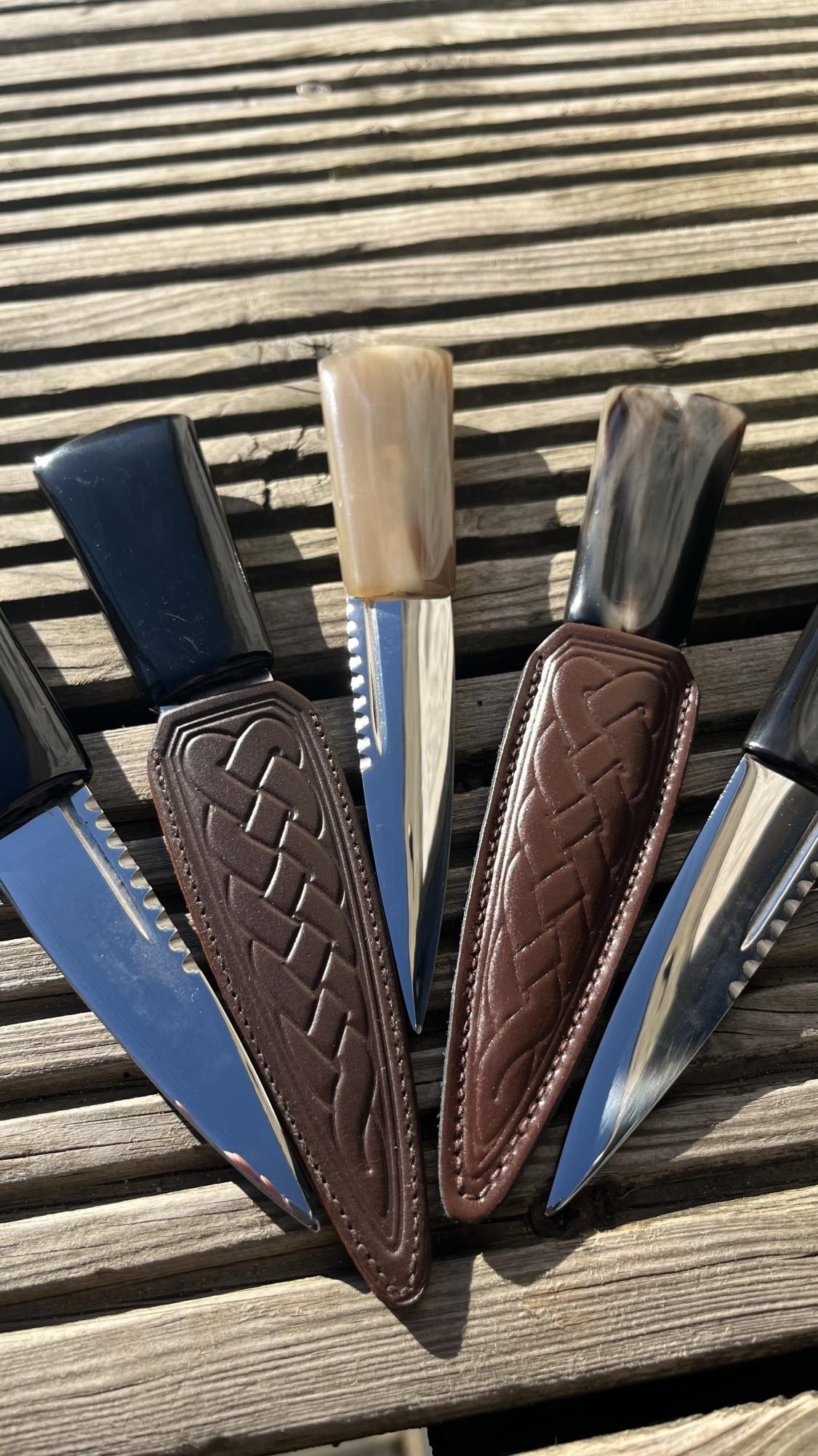 Oxhorn Handle Sgian Dubh | CLAN