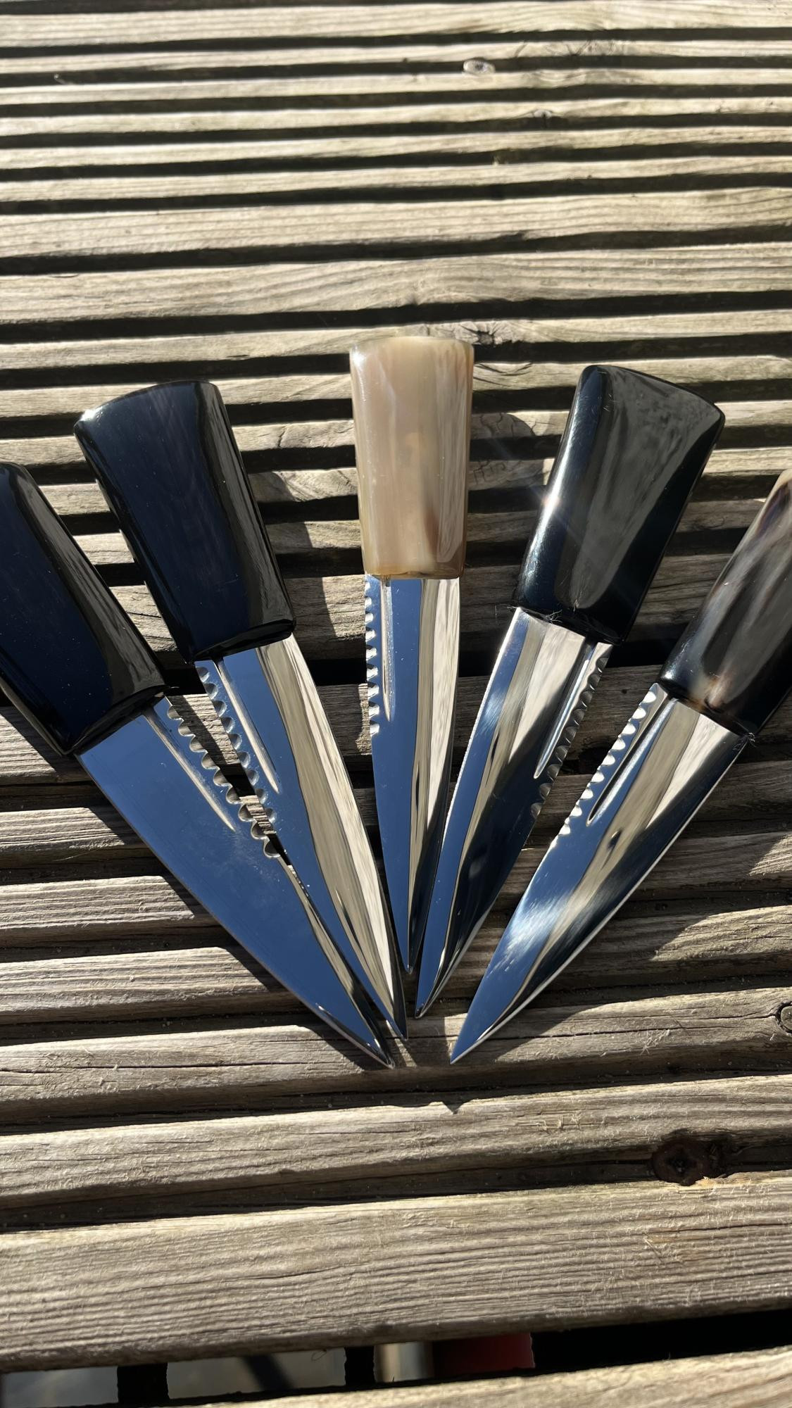 Oxhorn Handle Sgian Dubh | CLAN