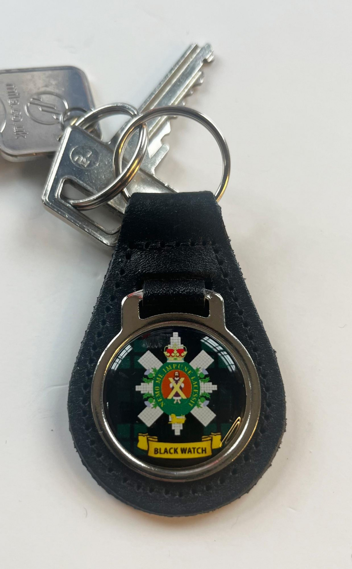 Clan Crest Leather Key Fob | CLAN