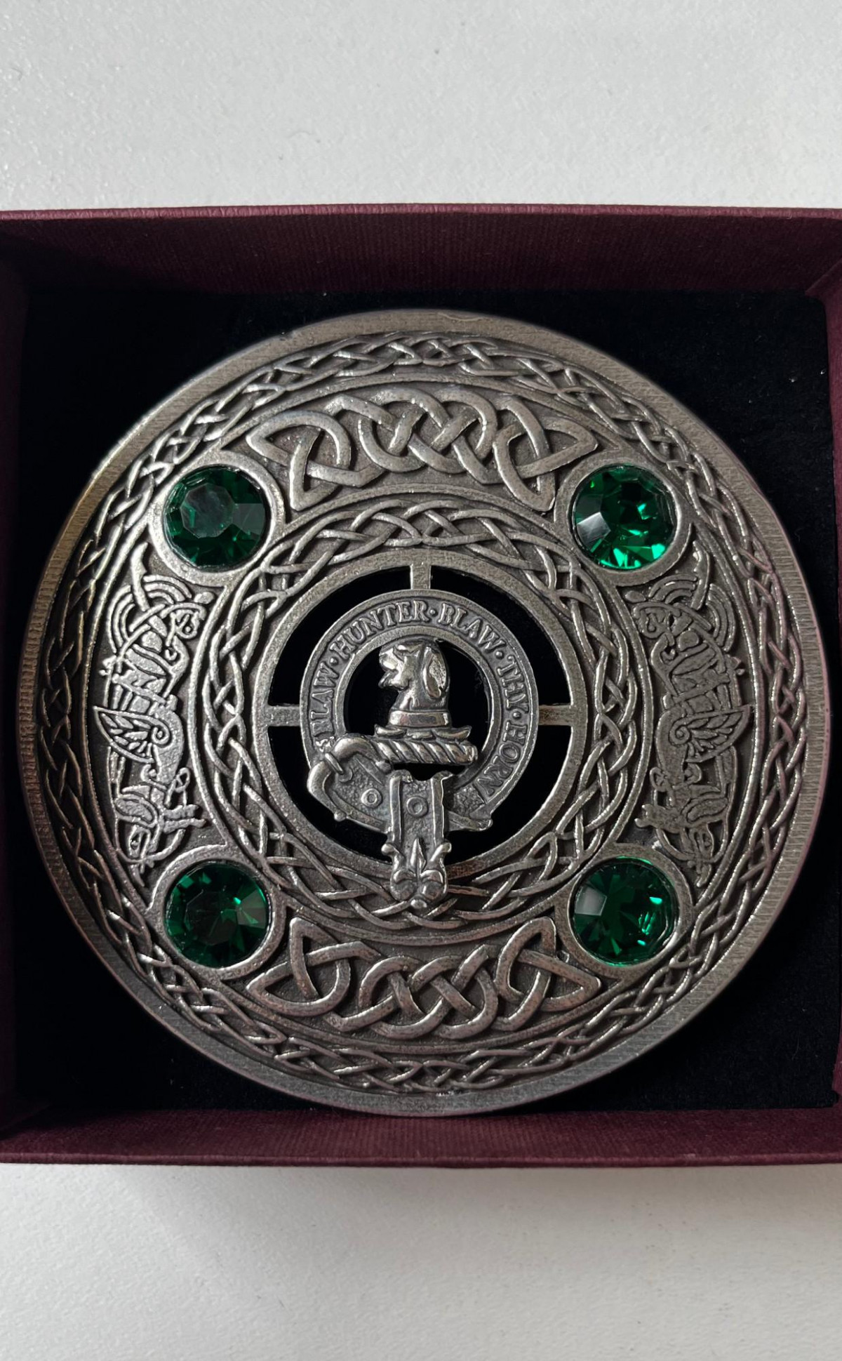 Clan Crest Plaid Brooch | CLAN