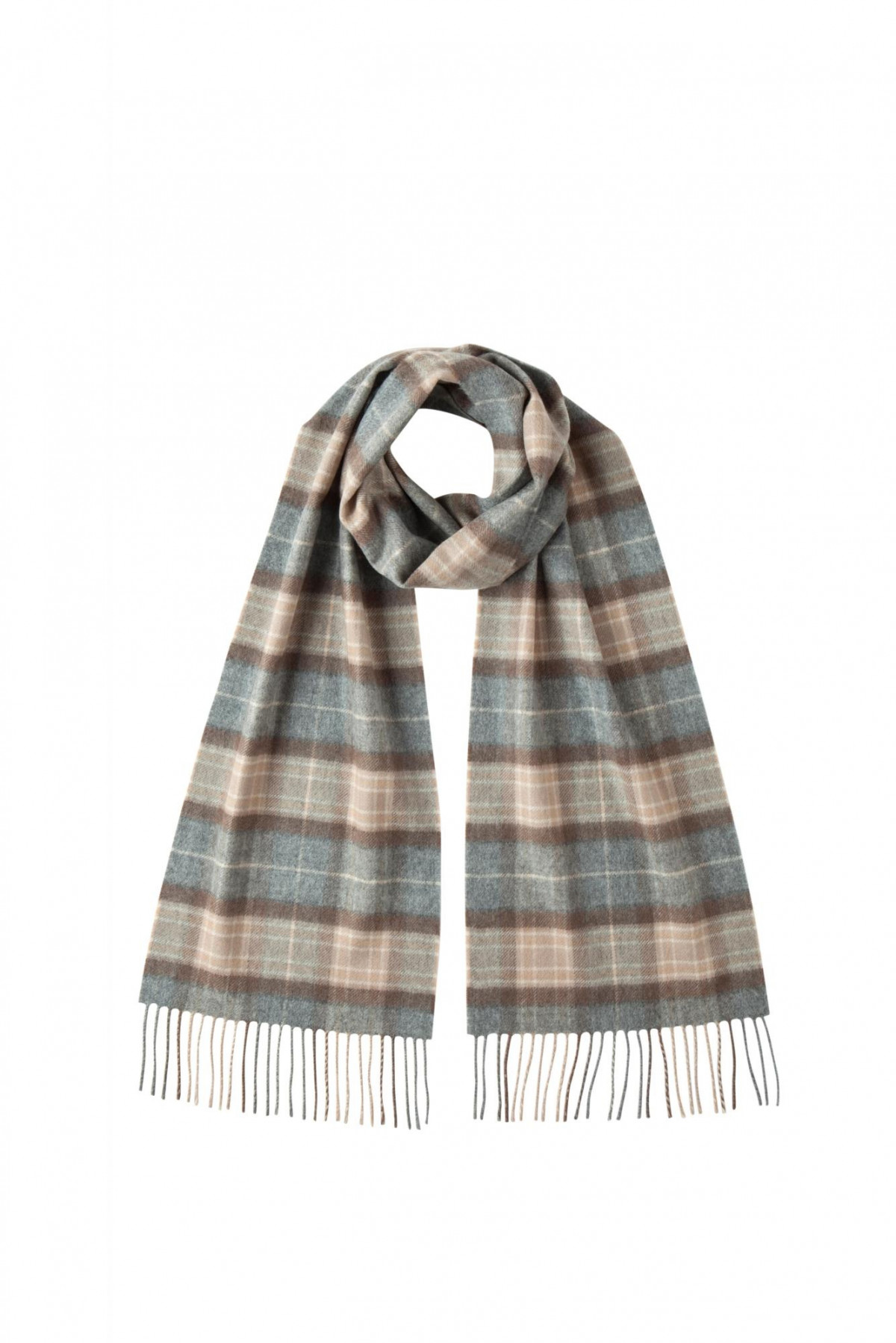 Large Luxury Scottish Cashmere Tartan Scarf | CLAN