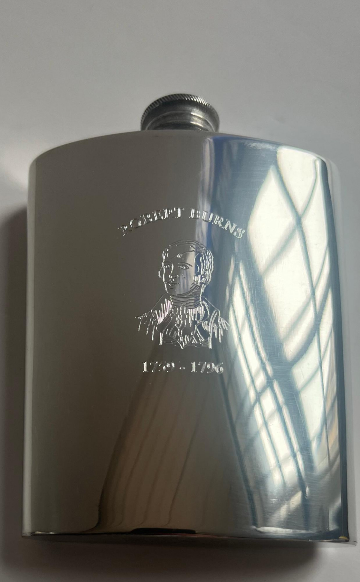 Robert Burns Hip Flask - Homeware - Products | CLAN