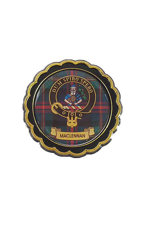 Clan Crest Round Fridge Magnet | CLAN