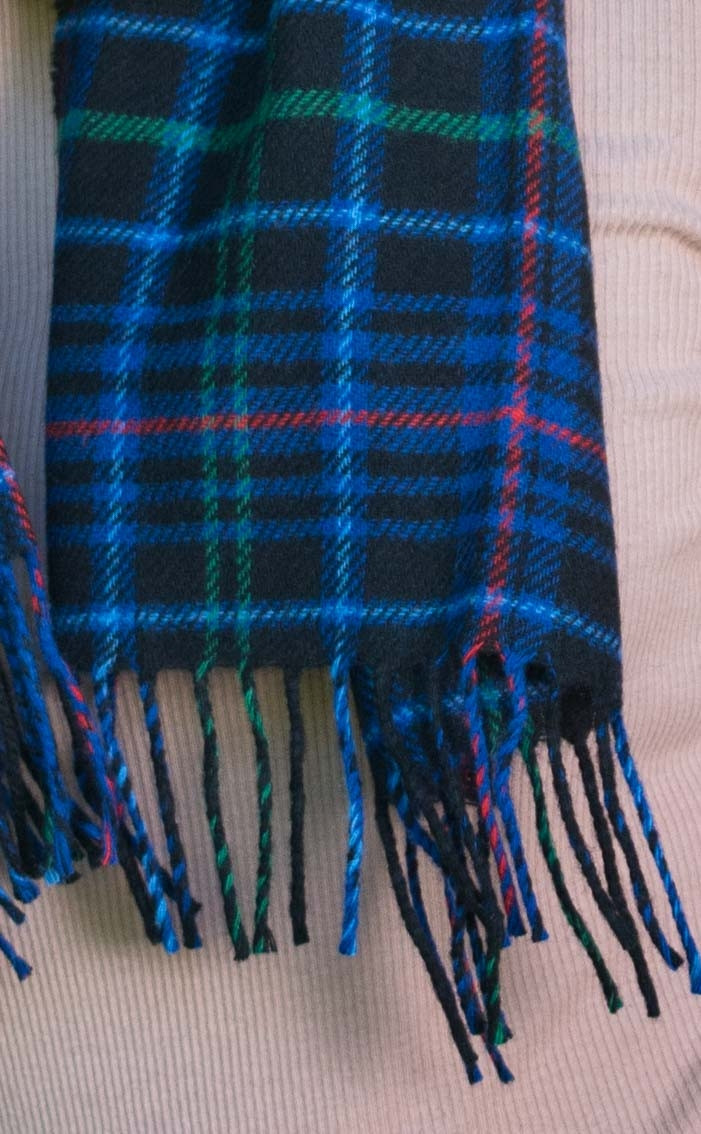 Welsh Soft Wool Tartan Scarf | CLAN