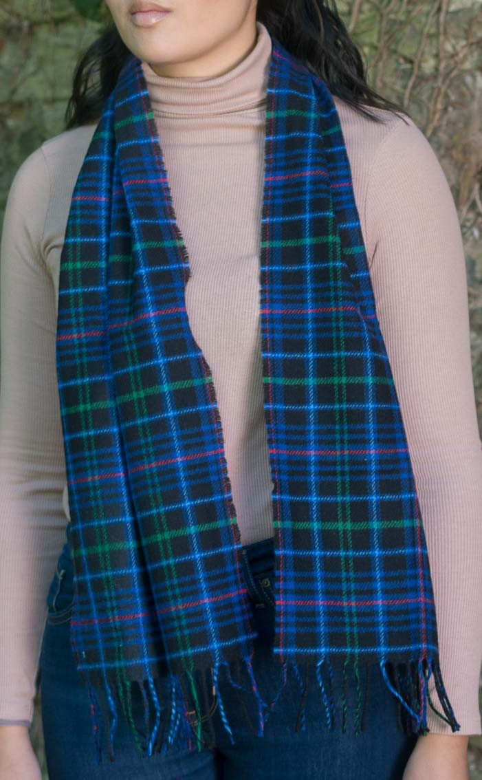 Welsh Soft Wool Tartan Scarf | CLAN