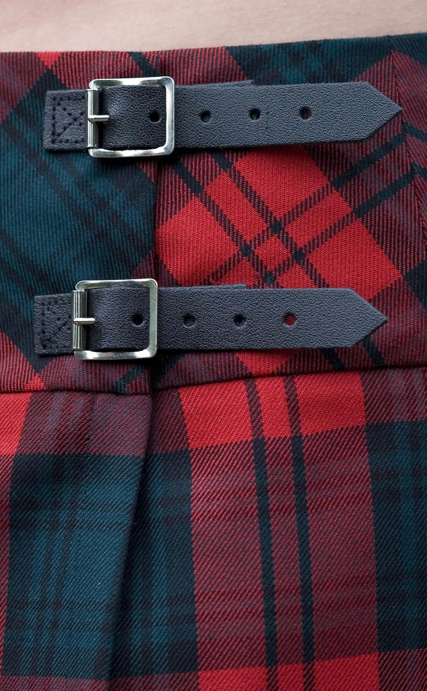 Box Pleat Mini Kilt, tartan | CLAN