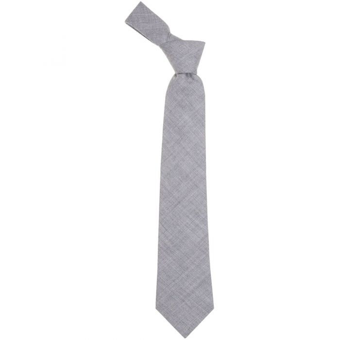 Classic Plain Wool Tie, Lightweight | CLAN