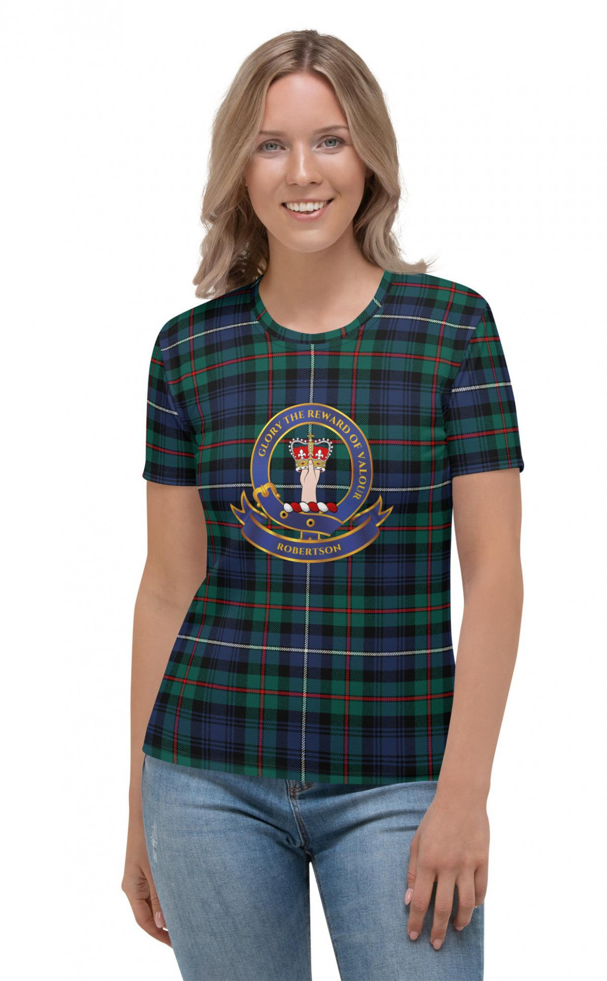 Premium Clan Crest Women's Crew Neck T‑shirt | CLAN