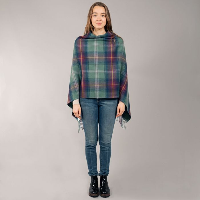 Georgia Lambswool Poncho | CLAN
