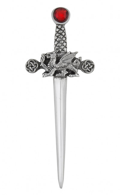 Welsh Dragon Sword Cilt Pin | CLAN