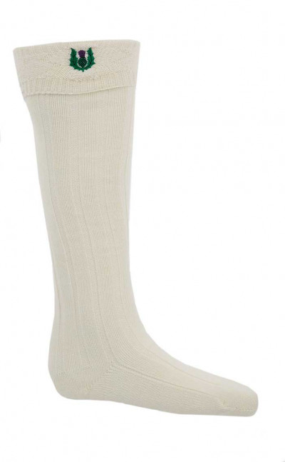 Thistle Embroidery Kilt Hose | CLAN