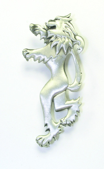 Antique Lion Rampant Kilt Pin | CLAN
