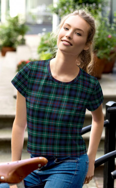 Tartan Crop Tee | CLAN