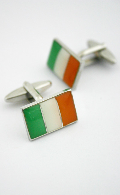 Irish Flag Cuff Links | CLAN
