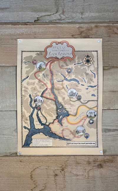 Clan Map Of Loch Lomond | CLAN