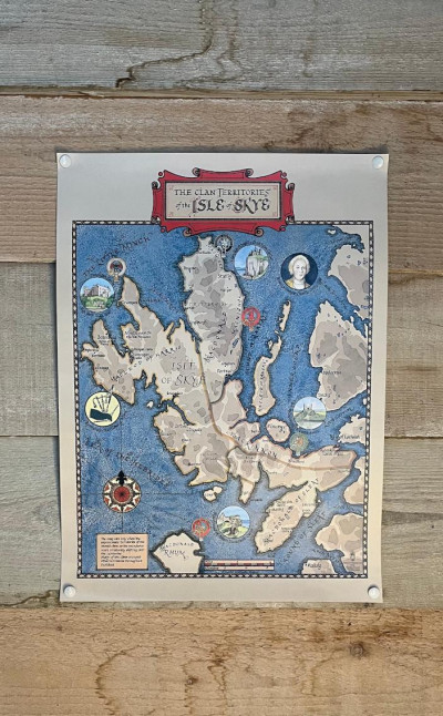 Clan Map Of The Isle Of Skye | CLAN