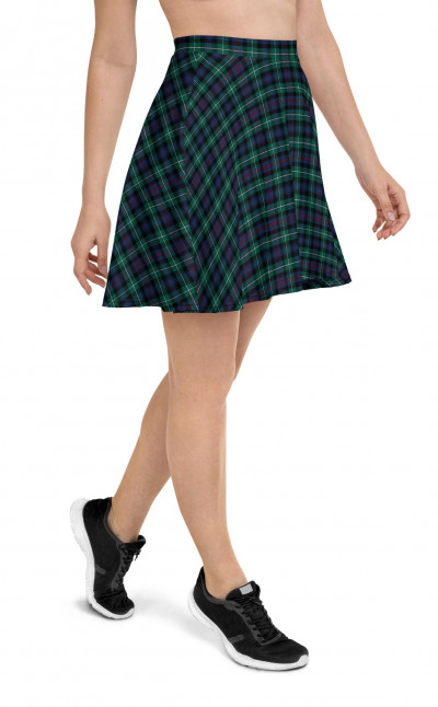 Tartan Flared Skirt | CLAN