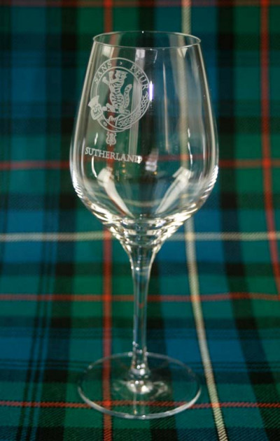 Clan Crest Wine Glasses ‑ Set of 4 | CLAN